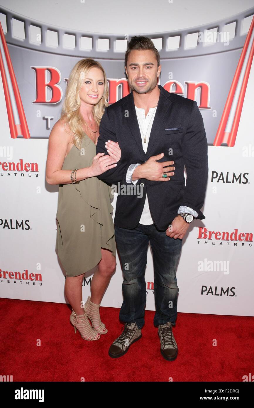 Las Vegas, NV, USA. 16th Sep, 2015. Sheena LeBlanc, Jason Poston at ...