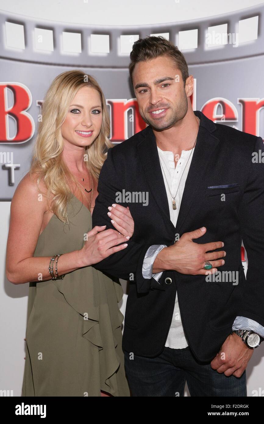 Las Vegas, NV, USA. 16th Sep, 2015. Sheena LeBlanc, Jason Poston at ...