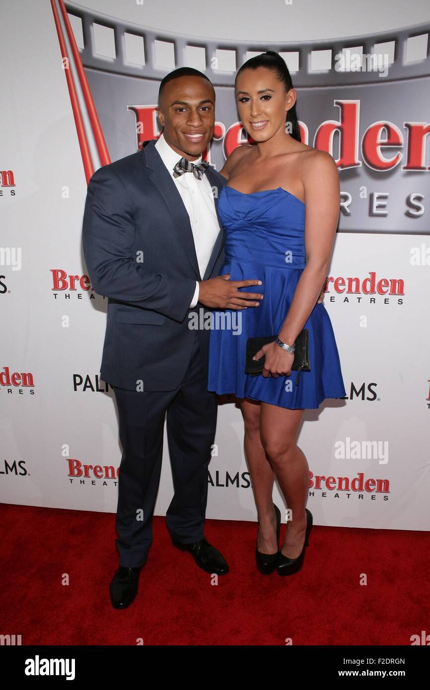 Las Vegas, NV, USA. 16th Sep, 2015. Tonnell Rodrigue, Jennifer Tapia at ...