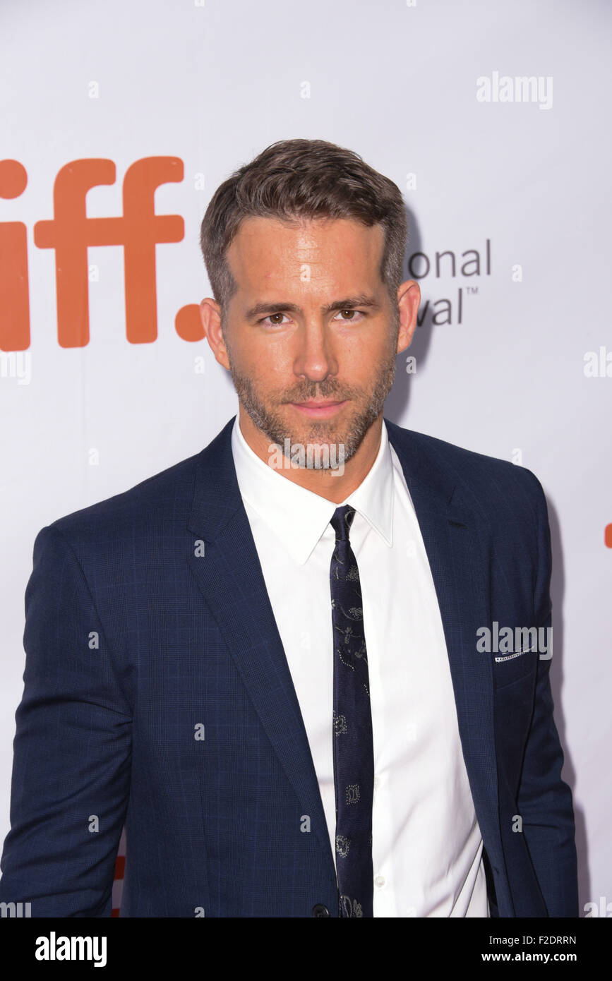 Toronto, Ontario, Canada. 16th Sep, 2015. Actor RYAN REYNOLDS attends ...