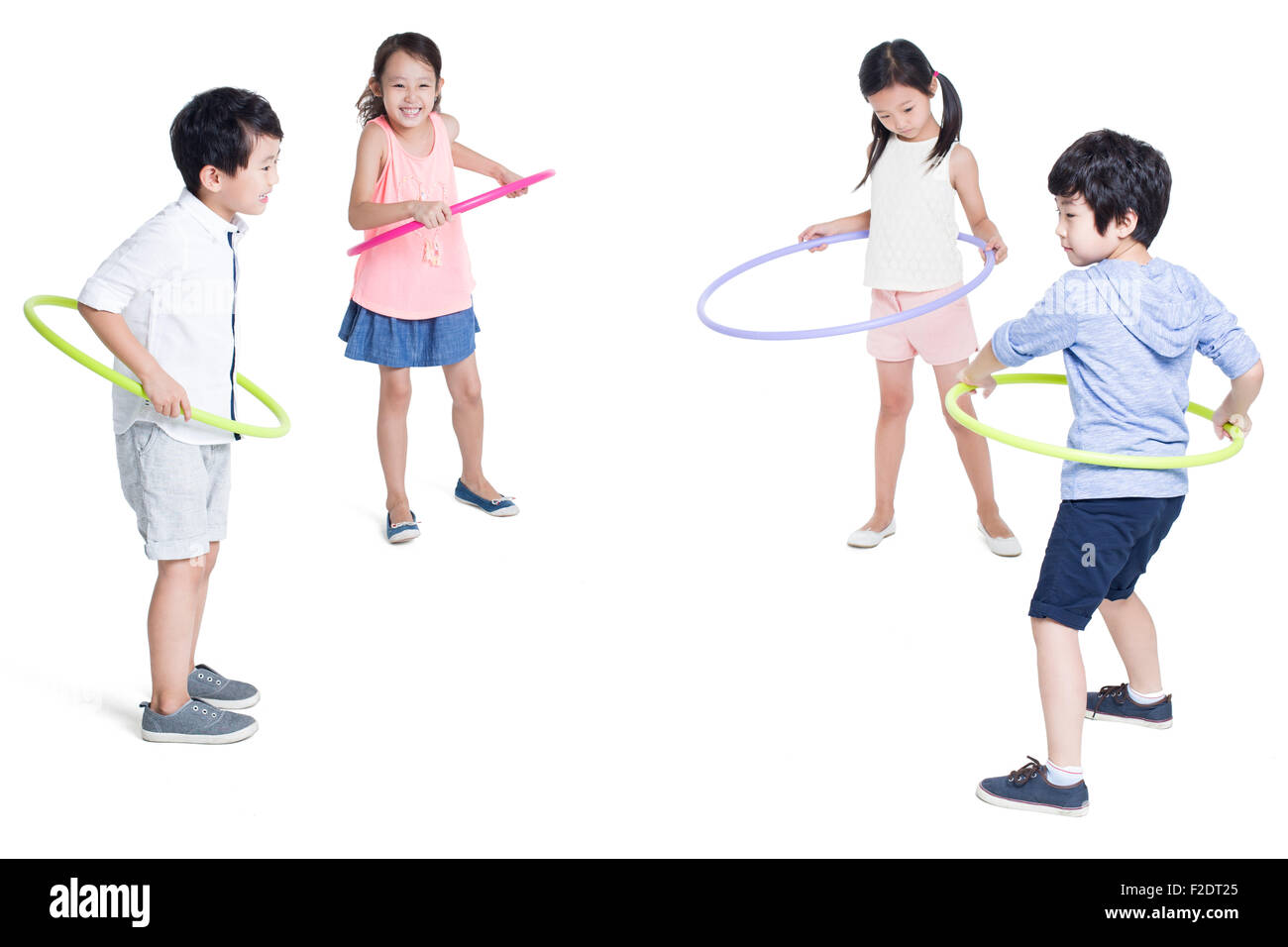 Children exercise training elementary Cut Out Stock Images & Pictures ...