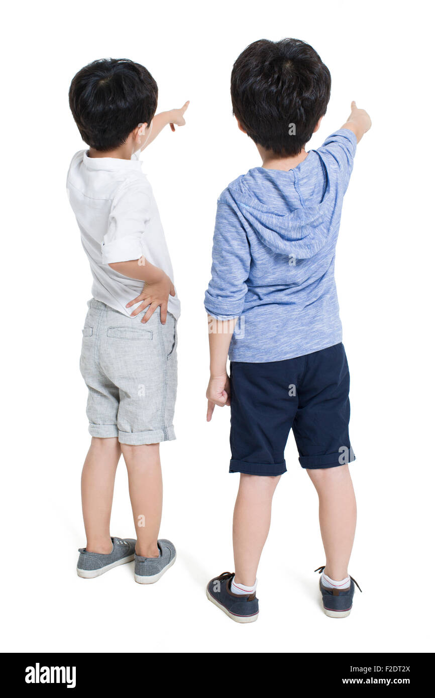 People talking pointing on Cut Out Stock Images & Pictures - Alamy