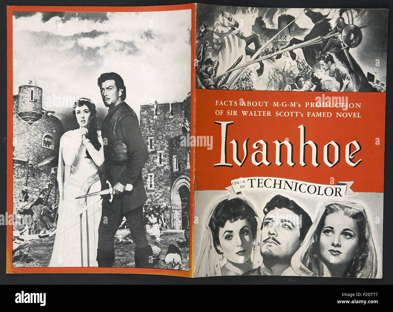 Ivanhoe (1952) - Movie Poster Stock Photo - Alamy