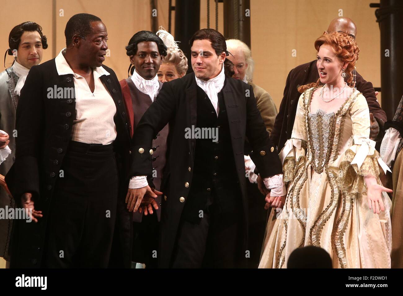 Broadway opening night for Amazing Grace at the Nederlander Theatre ...