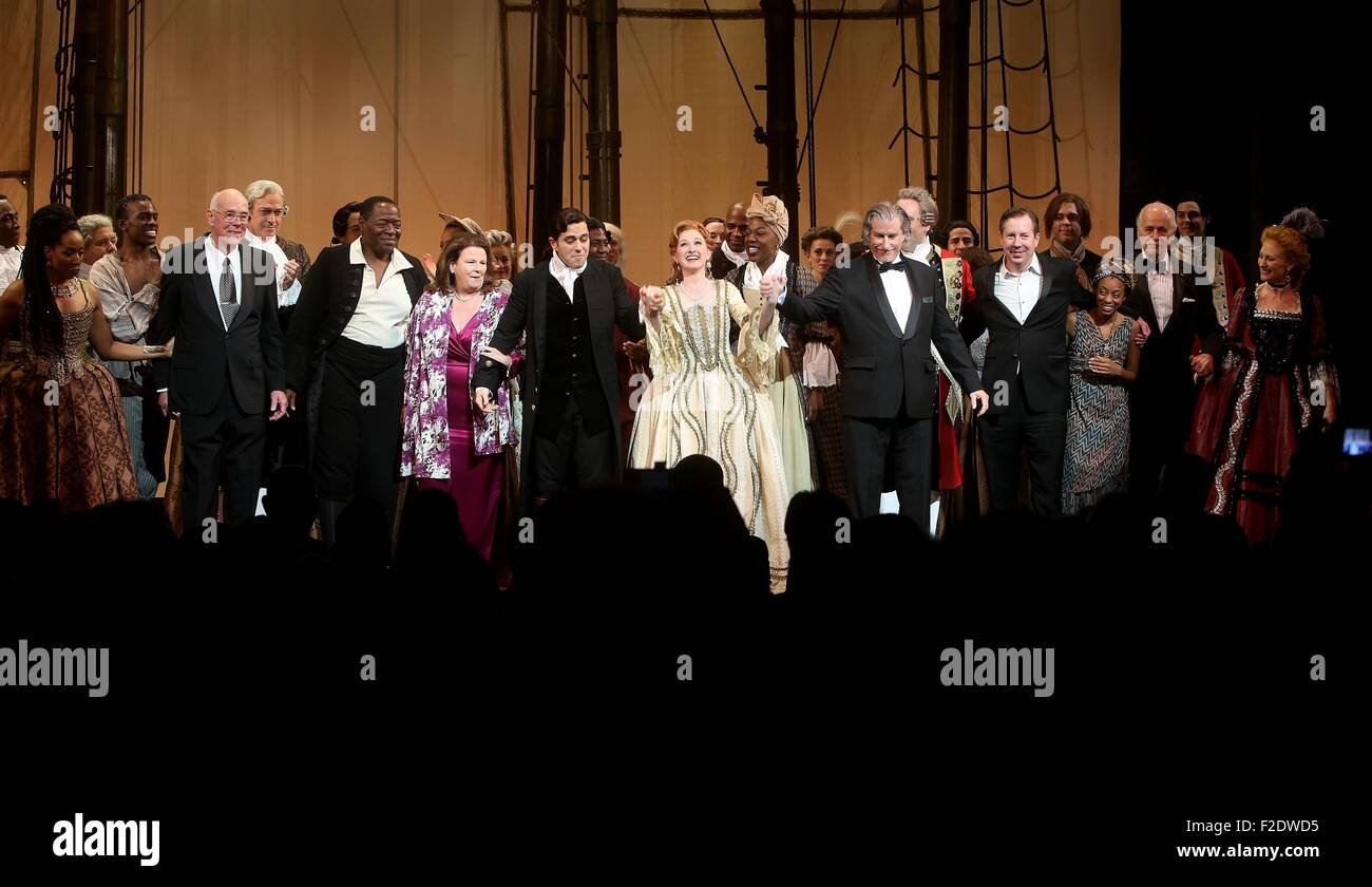 Broadway opening night for Amazing Grace at the Nederlander Theatre ...