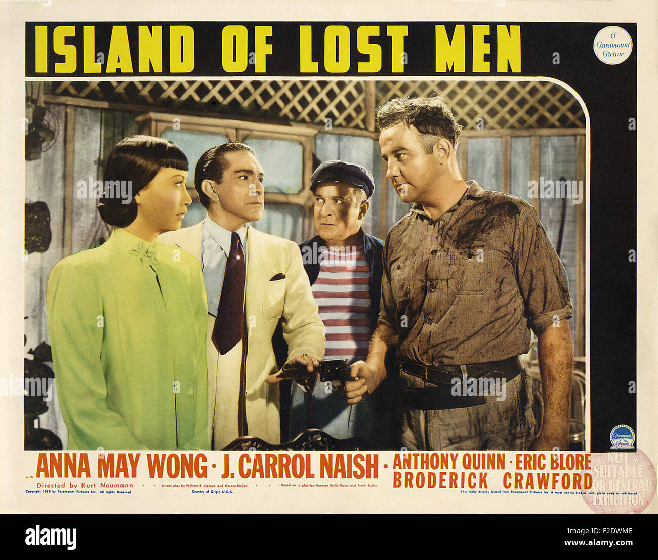 Island of Lost Men 05 - Movie Poster Stock Photo - Alamy