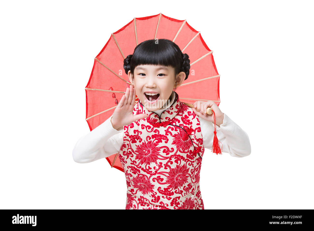 China girl shouting happy chinese hi-res stock photography and images ...