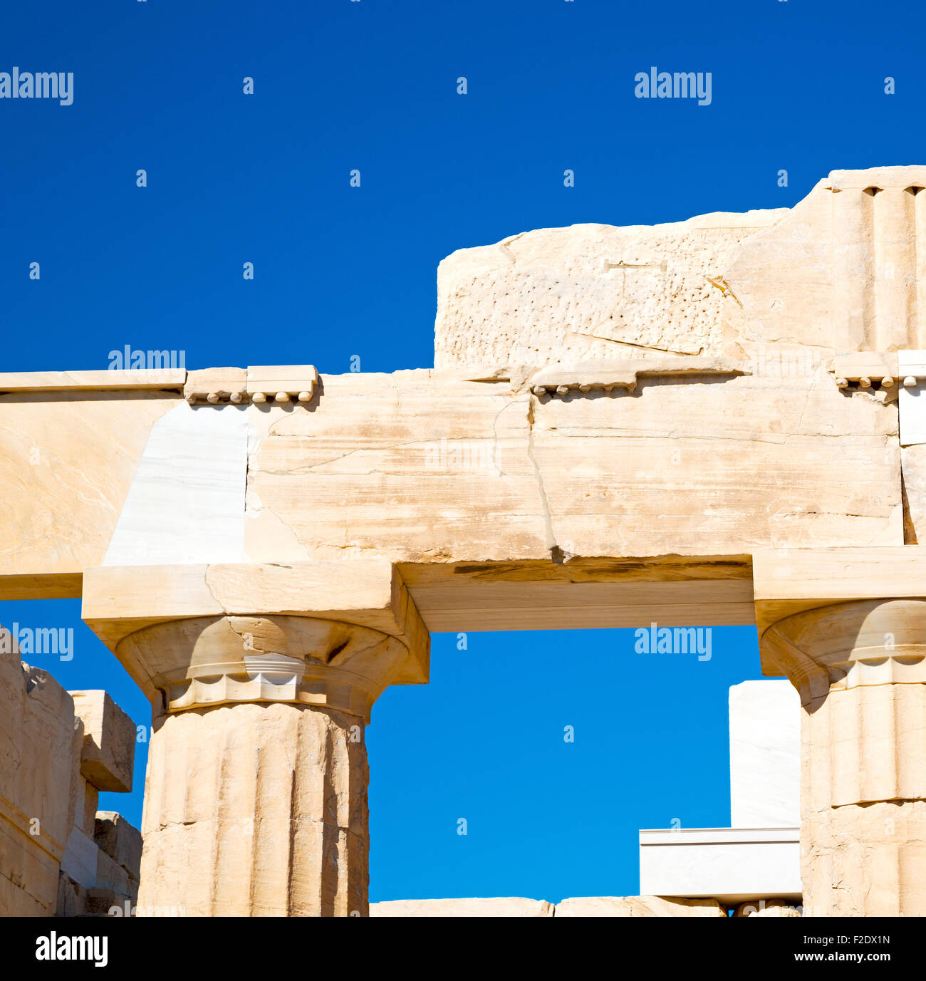 in greece the old architecture and historical place parthenon athens ...