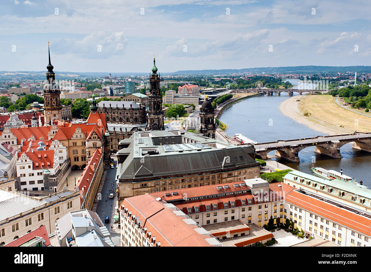 dresden - view from above Stock Photo - Alamy
