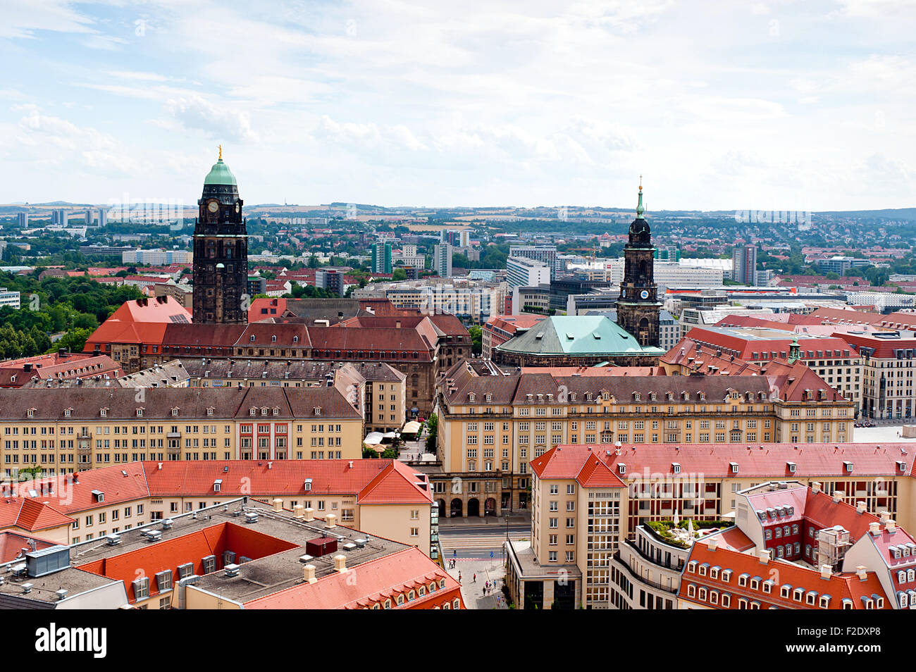 Dresden birds eye view hi-res stock photography and images - Alamy