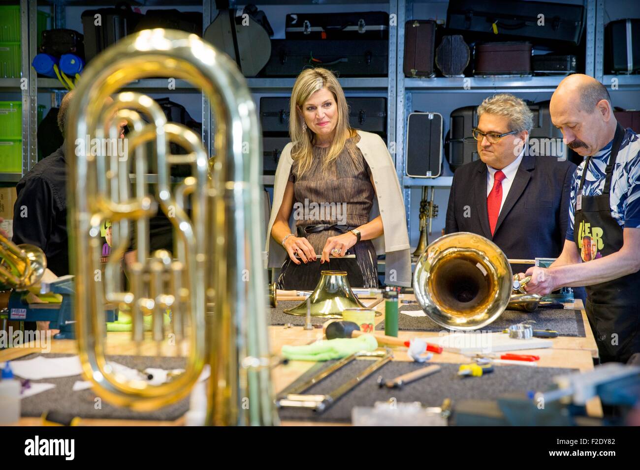 Amsterdam, The Netherlands. 16th Sep, 2015. Queen Maxima of The ...