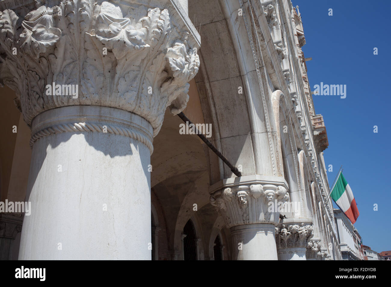 View of famous Venice columns - Italy Stock Photo - Alamy