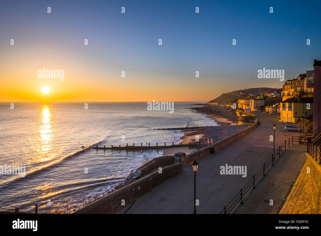Sunrise at Cromer Stock Photo - Alamy