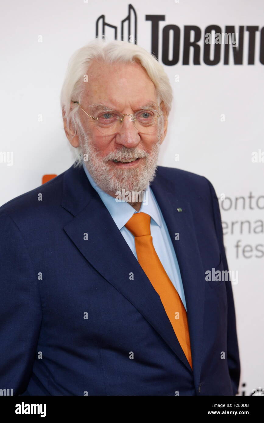Actor Donald Sutherland attends the premiere of Forsaken during the ...