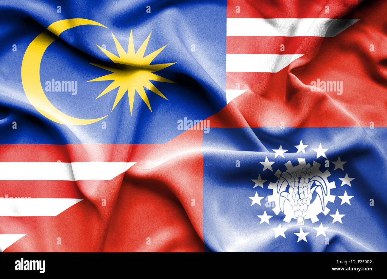 Myanmar malaysia flag hi-res stock photography and images - Alamy
