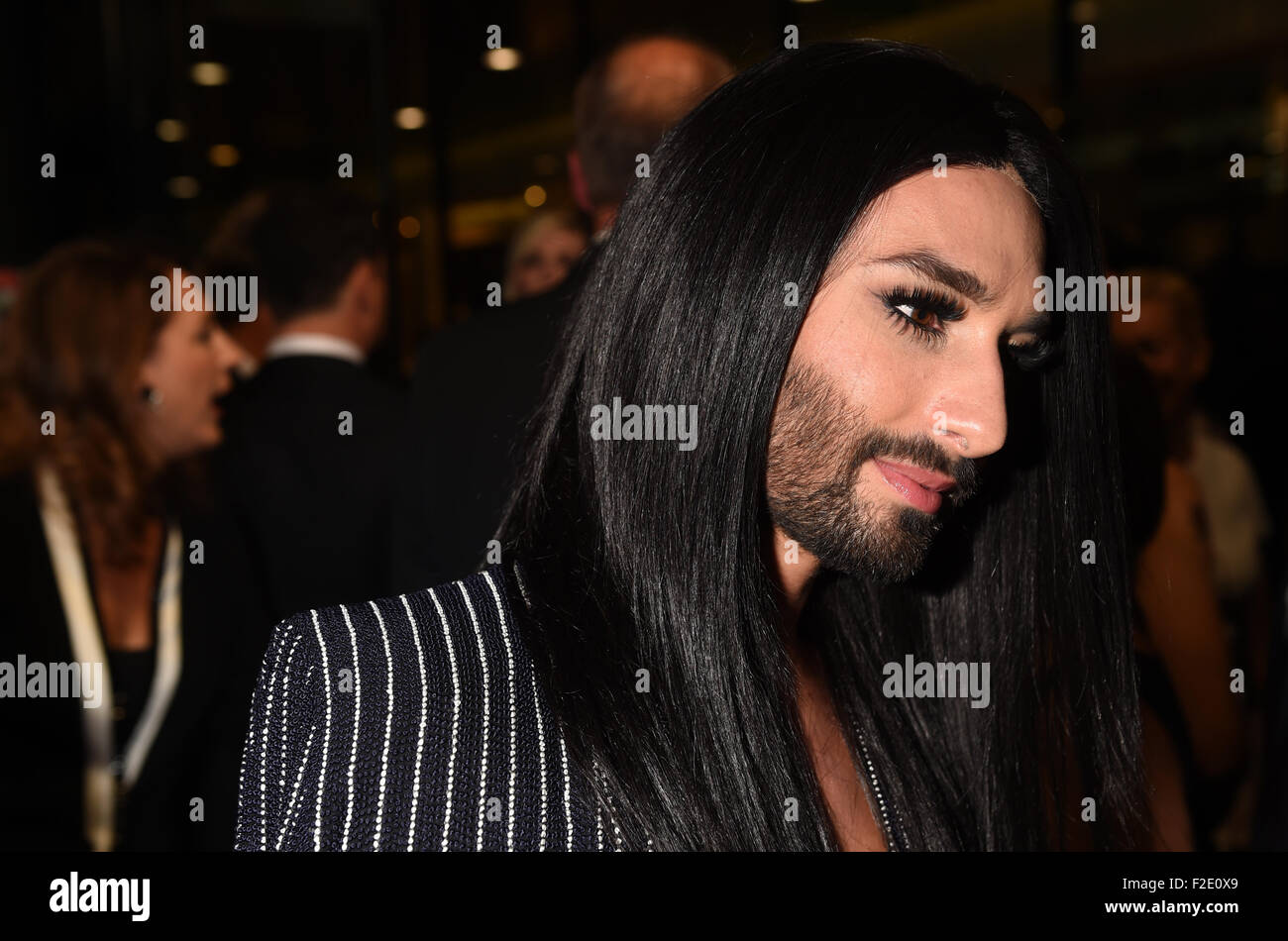 Munich, Germany. 16th Sep, 2015. Singer Conchita Wurst during an ...