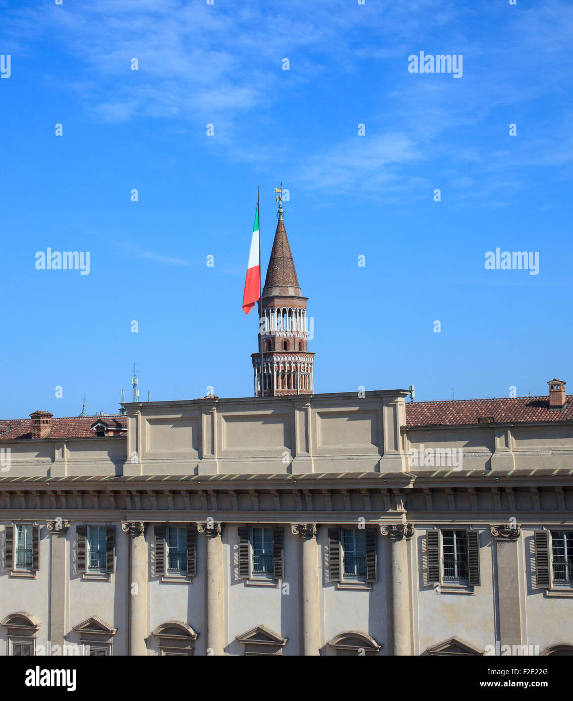 View of the flag tower hi-res stock photography and images - Alamy