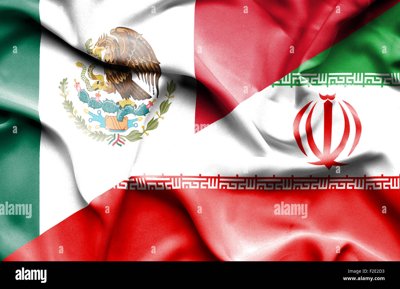 Mexico iran flag hi-res stock photography and images - Alamy