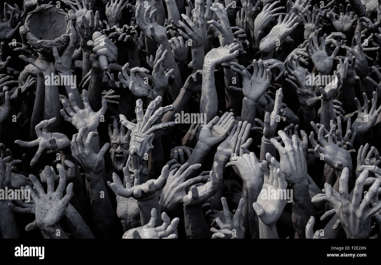 Demon and hands hi-res stock photography and images - Alamy