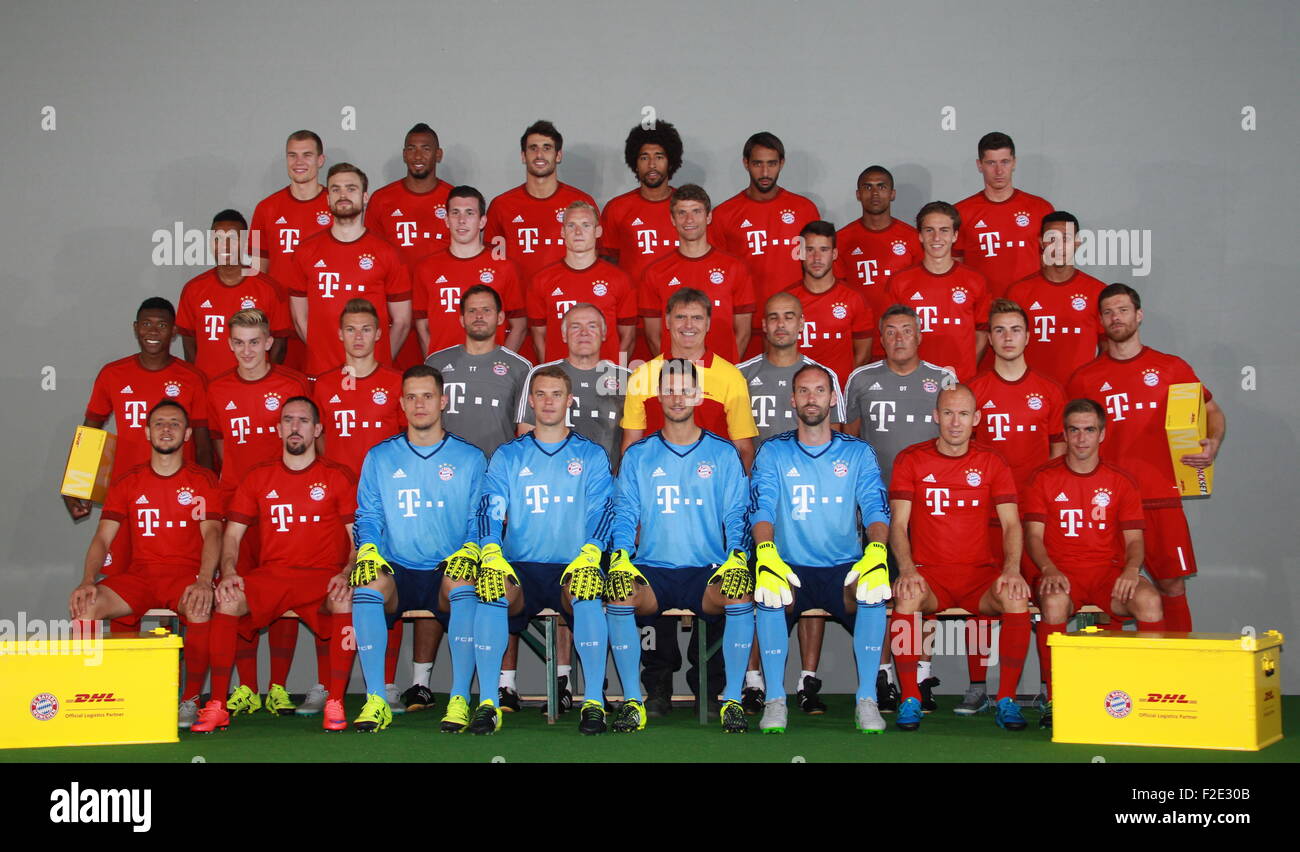 FC Bayern Munich 2015/2016 Bundesliga Team Presentation Featuring ...