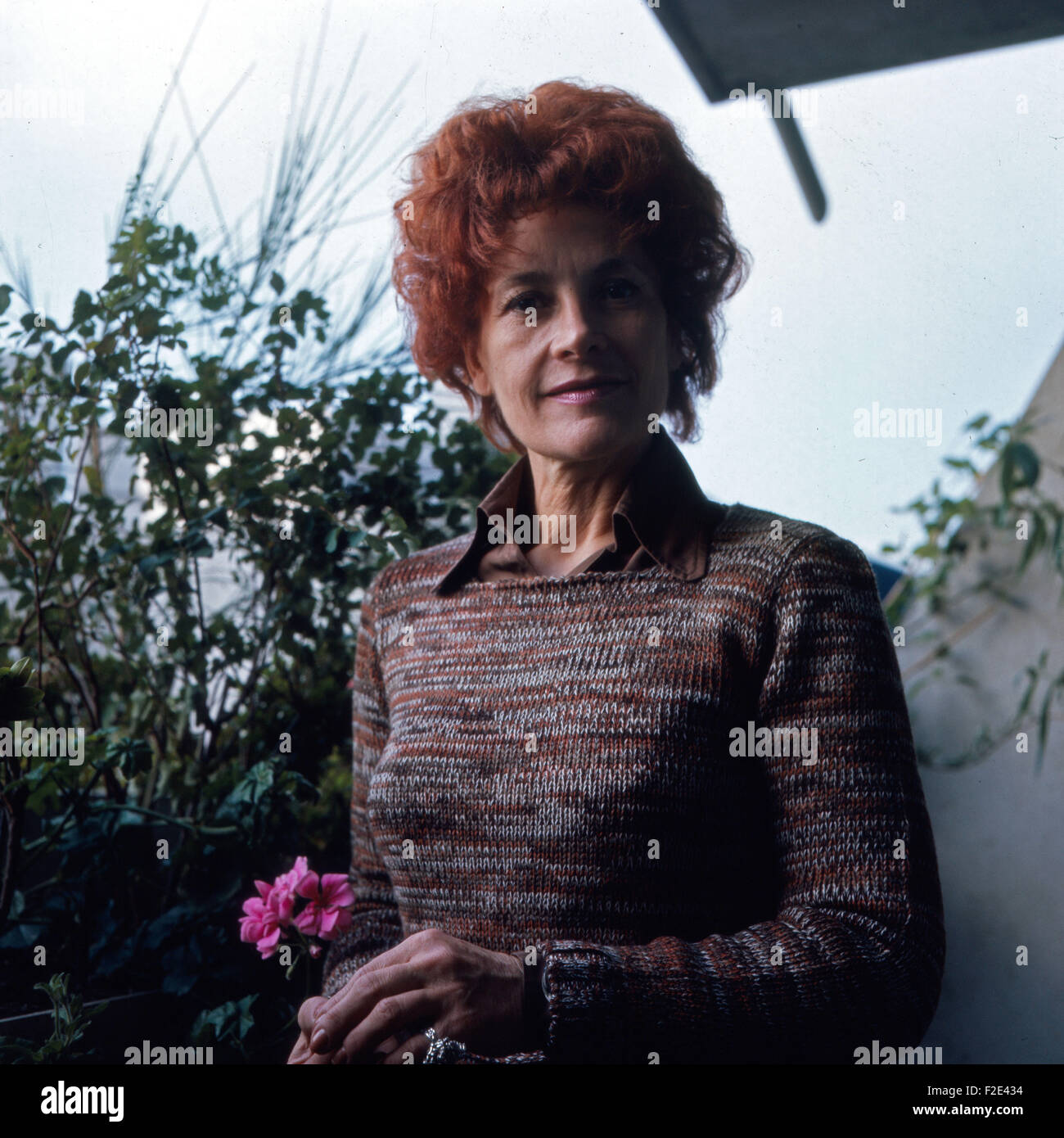 Deutsche Schauspielerin und Tänzerin Gisela Uhlen, Deutschland 1970er ...