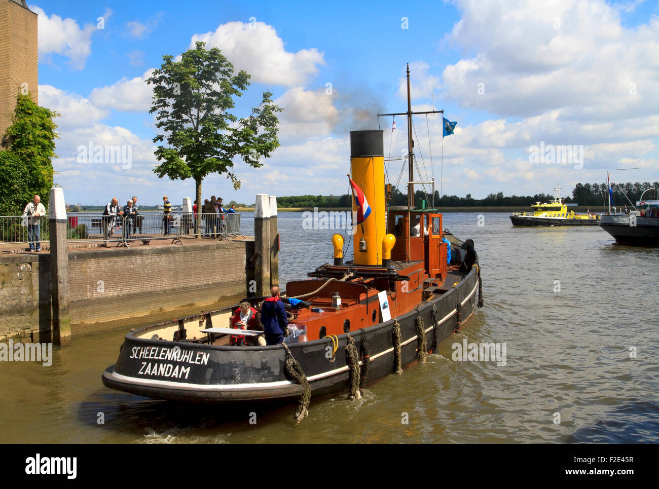 DORDRECHT, NETHERLANDS - JUNE 2 2012: Dordrecht in Steam, the largest ...