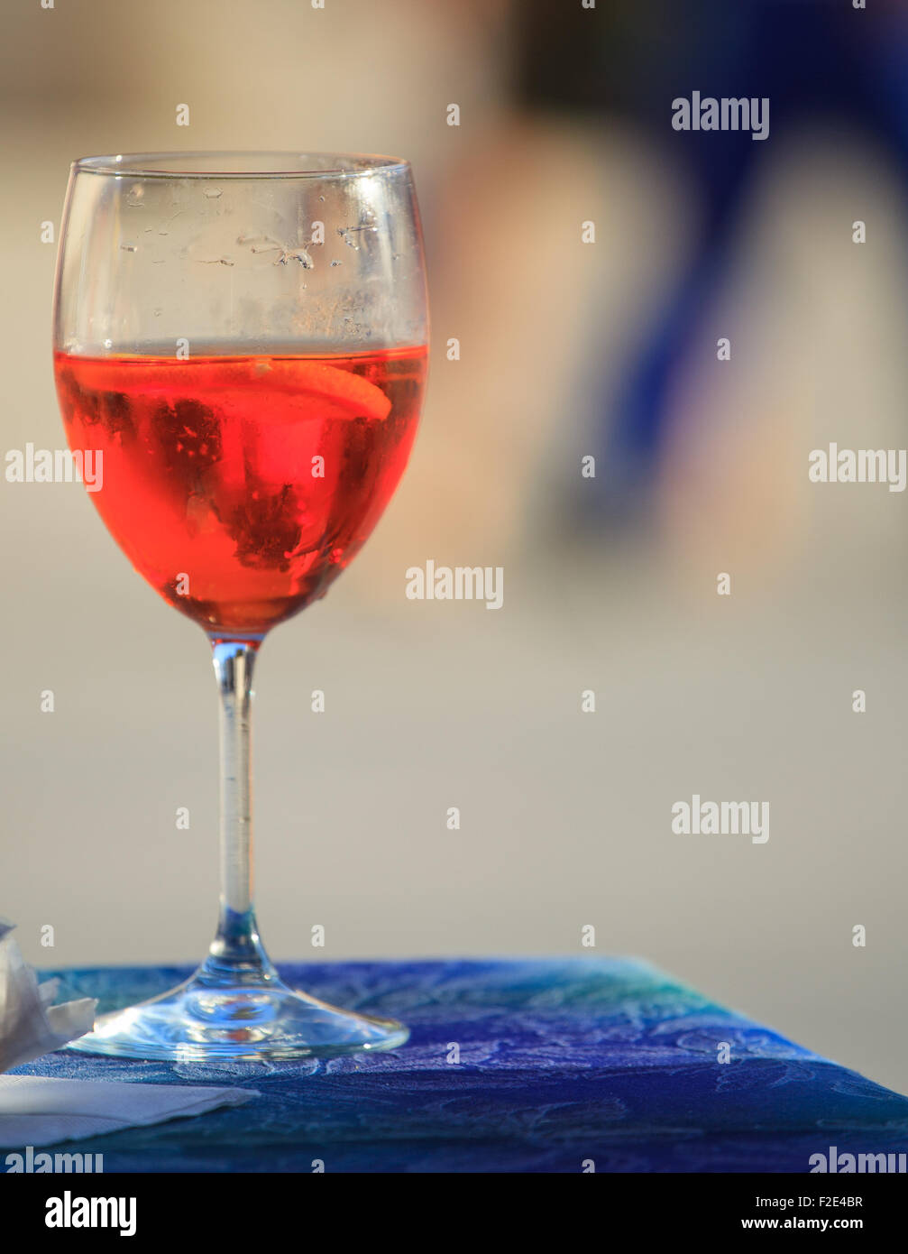 Photo of Glass with Spritz, Italian drink Stock Photo - Alamy