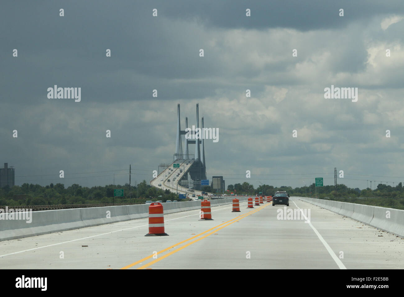 Talmadge Memorial Bridge Stock Photo - Alamy