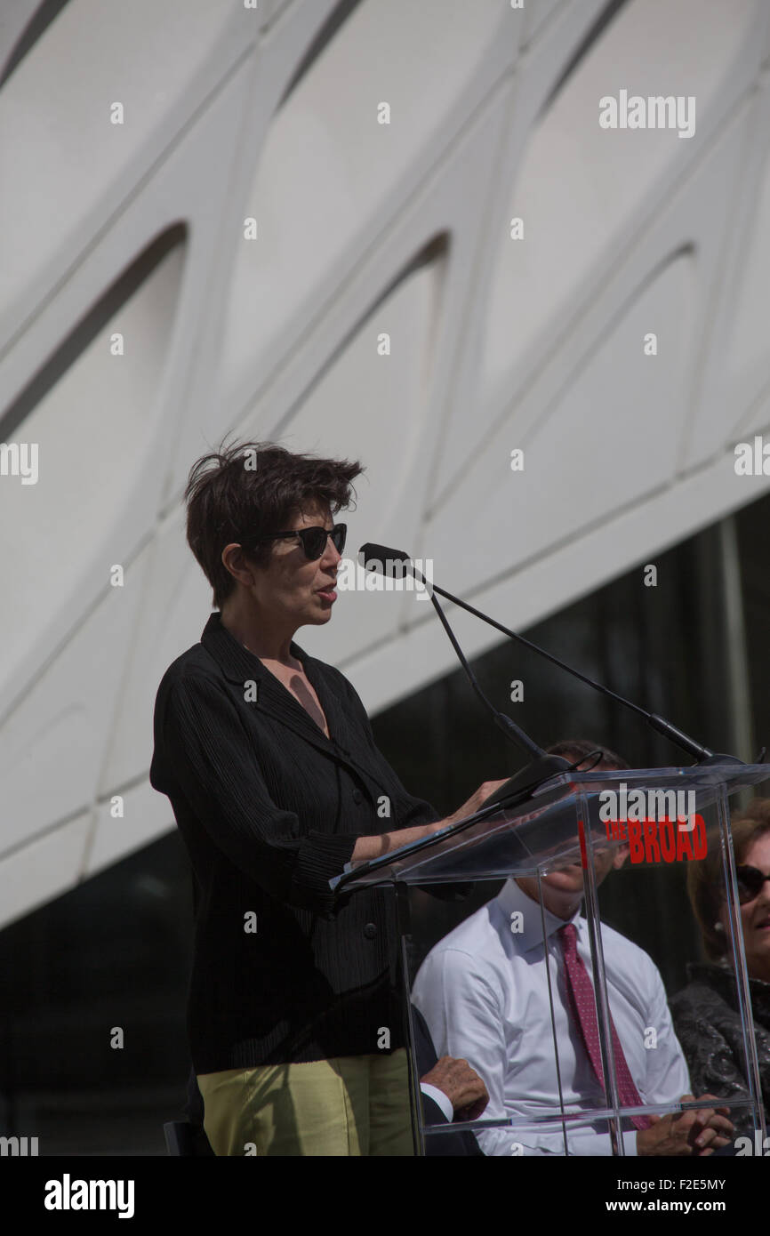 Los Angeles, California, USA. 16th Sep, 2015. Elizabeth Diller, principal architect of The Broad ...
