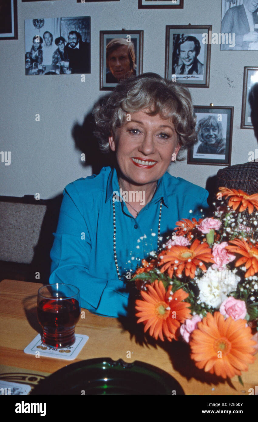 Bayerische Schauspielerin Erni Singerl, Deutschland 1980er Jahre ...