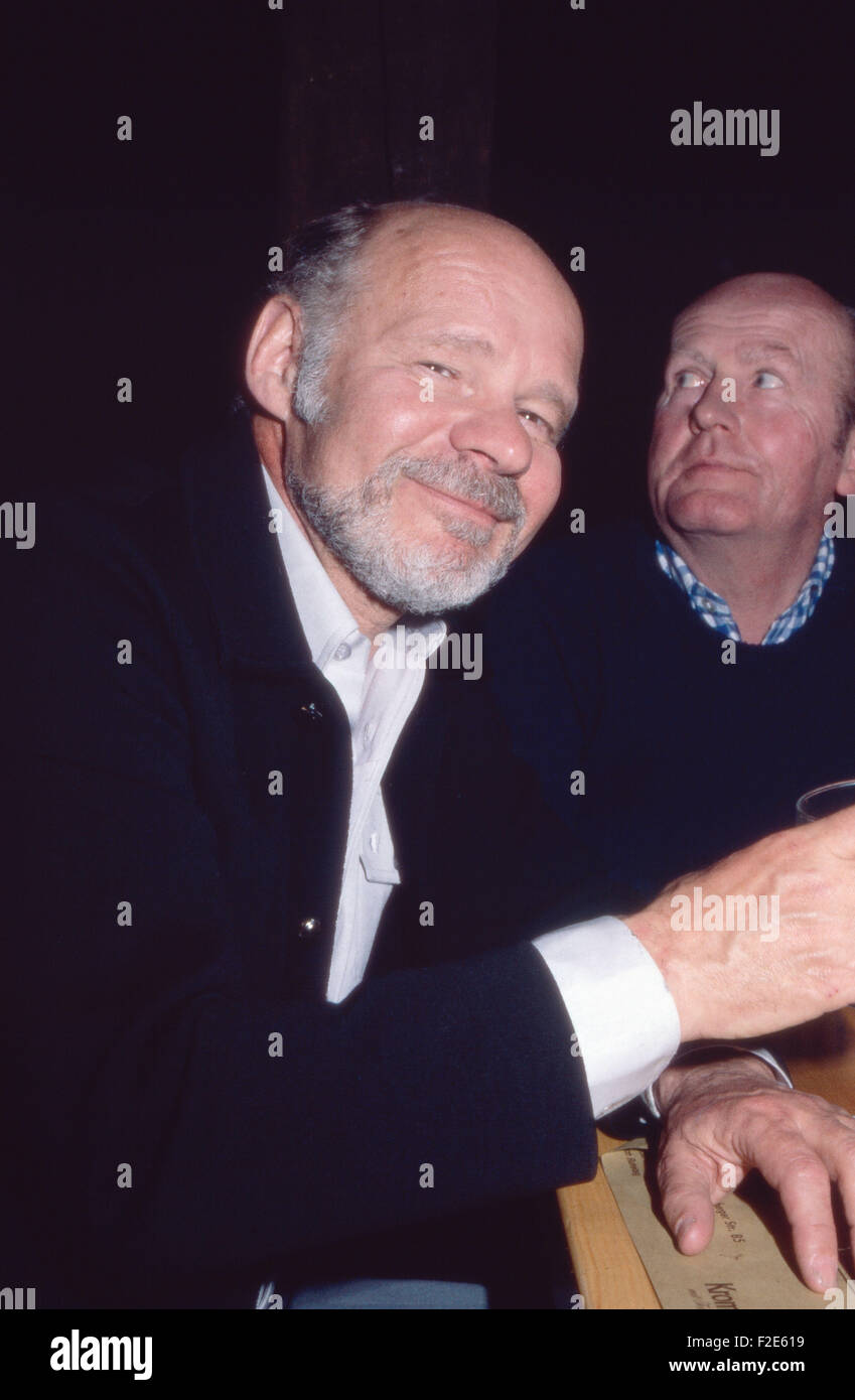 Der deutsche Schauspieler Ralf Wolter, Deutschland 1980er Jahre. German ...