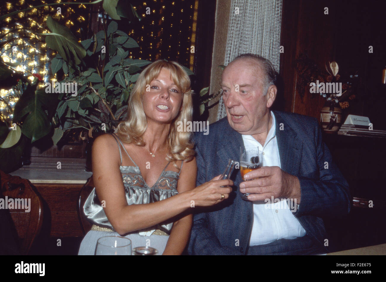 Österreichische Schauspielerin Monika Strauch und der bayerische ...