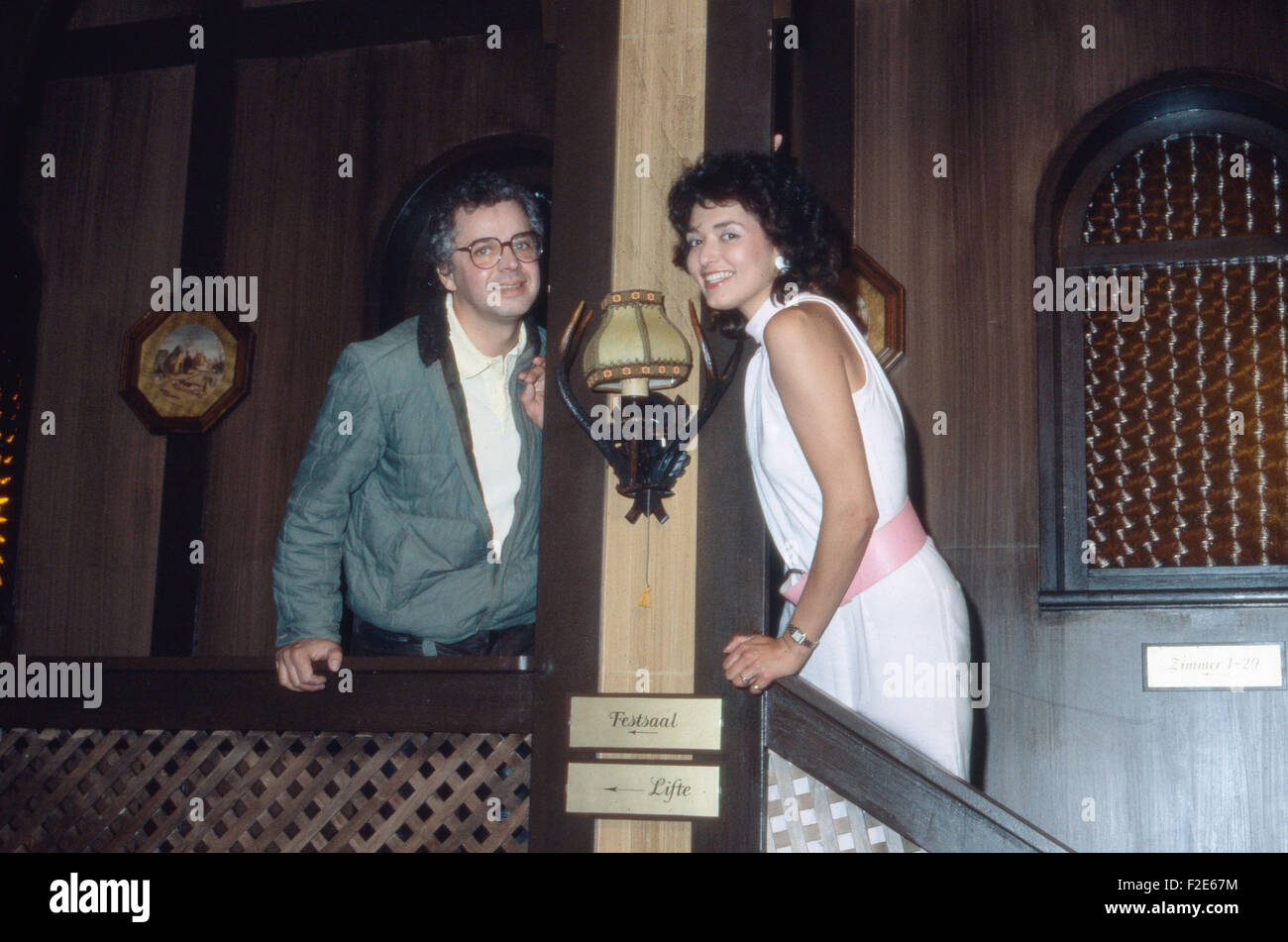 Der deutsche Schauspieler Michael Ande mit Rebecca Winter, Deutschland ...