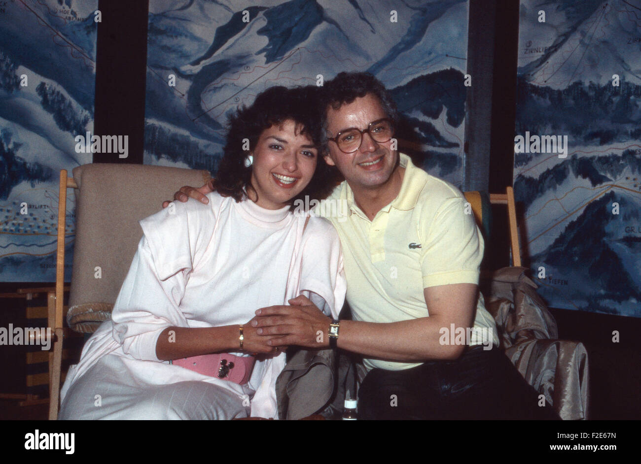 Der deutsche Schauspieler Michael Ande mit Rebecca Winter, Deutschland ...