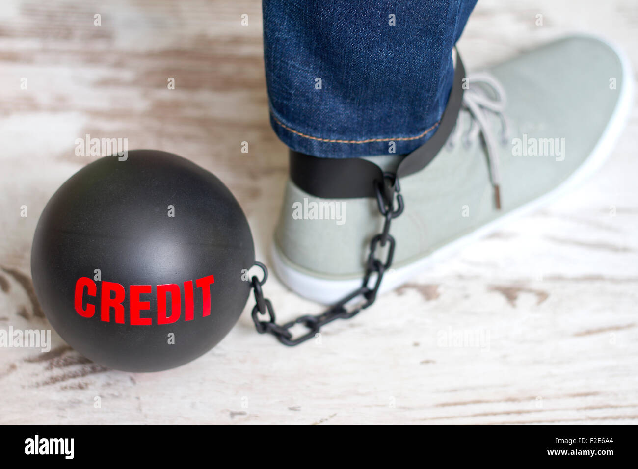Ball and chain leg hi-res stock photography and images - Alamy