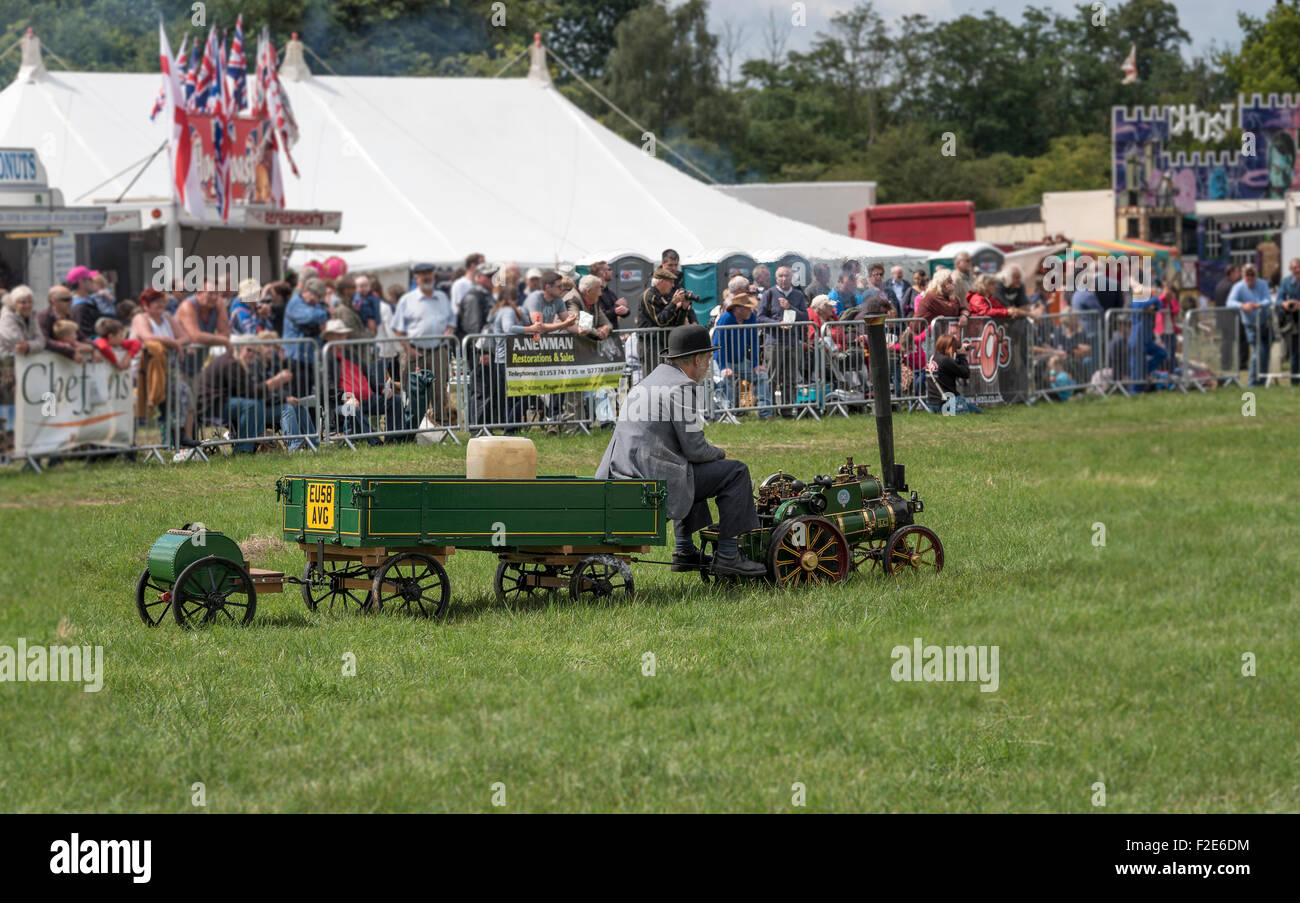 2008 Ruston Proctor SD miniature steam traction engine with trailer and ...