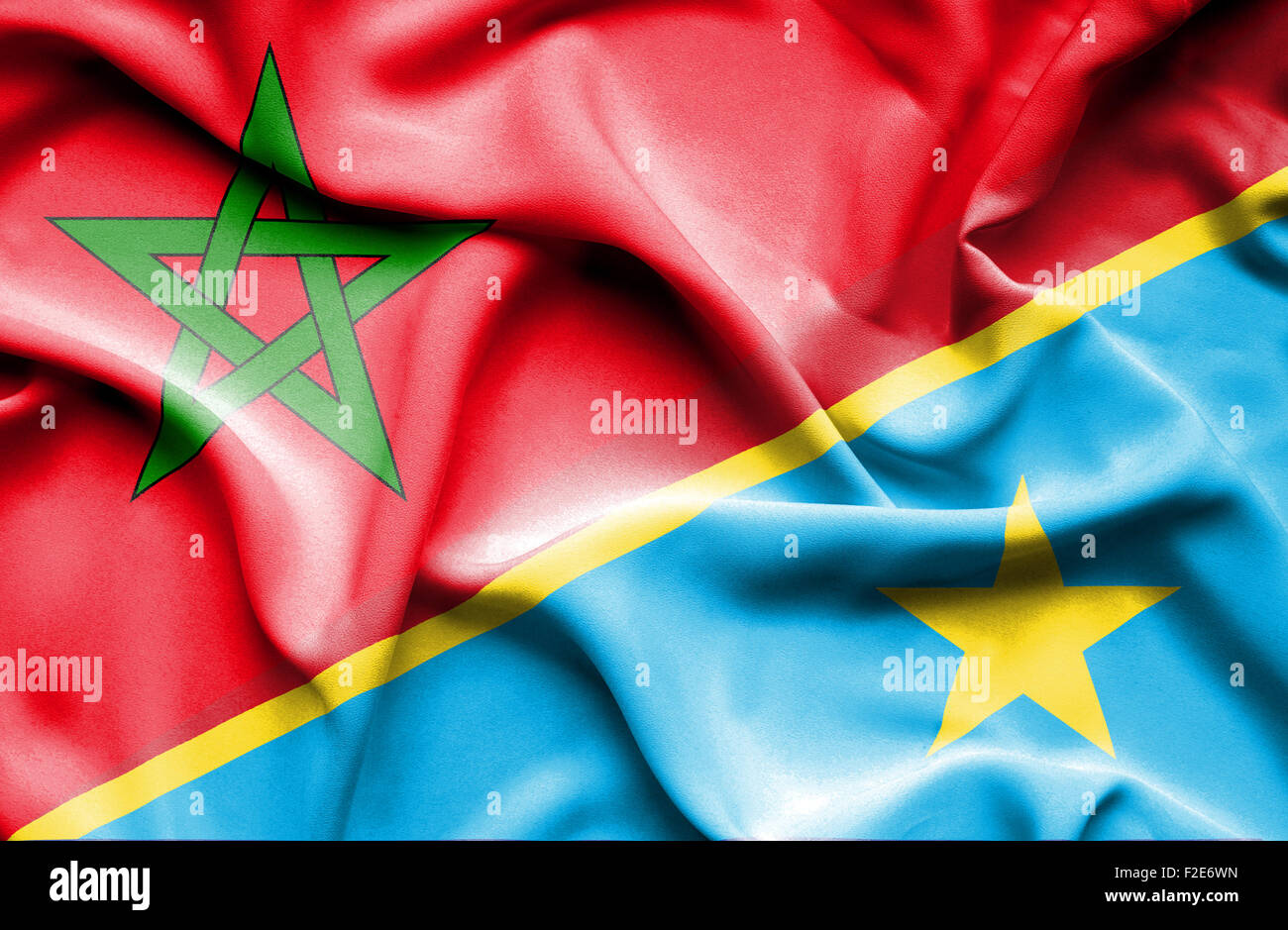 Morocco congo flag hi-res stock photography and images - Alamy