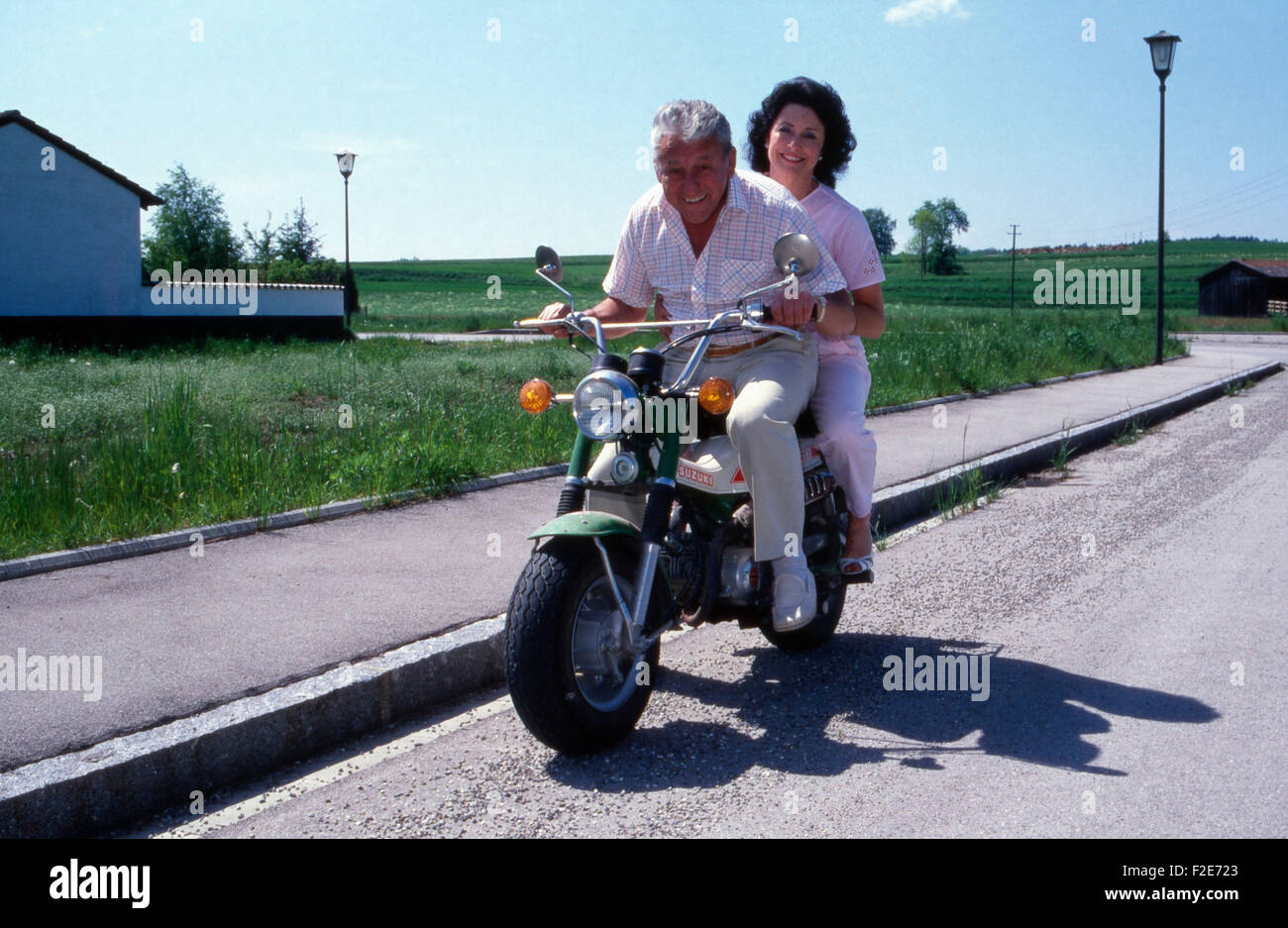 Deutschen volkstümlichen Sänger Maxl Graf und Lydia Huber auf einem ...