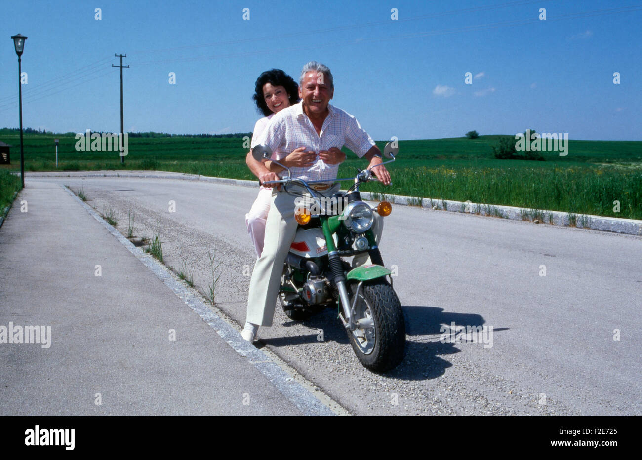 Deutschen volkstümlichen Sänger Maxl Graf und Lydia Huber auf einem ...