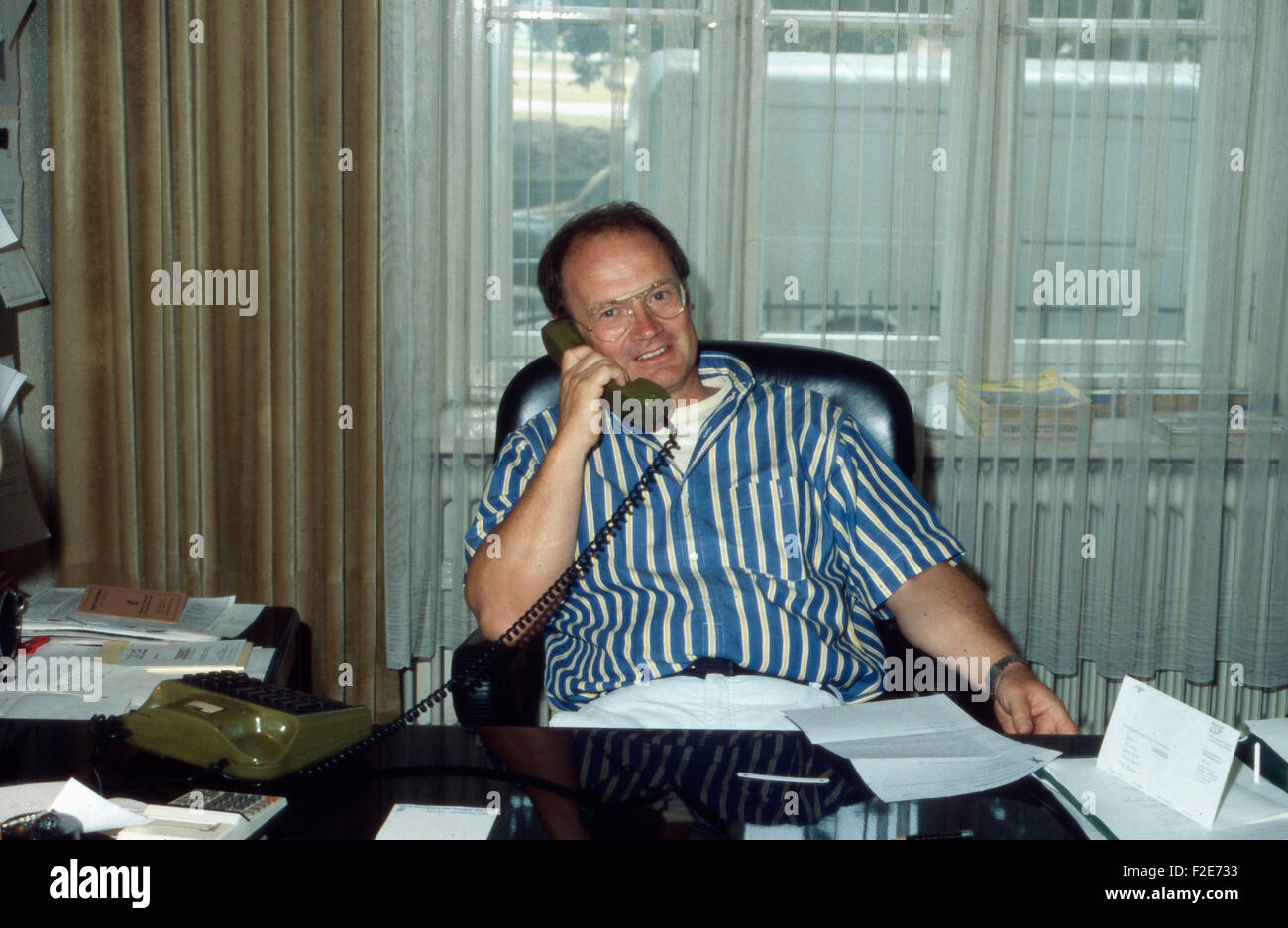 Der deutsche Schauspieler und Produzent Til Erwig an seinem ...