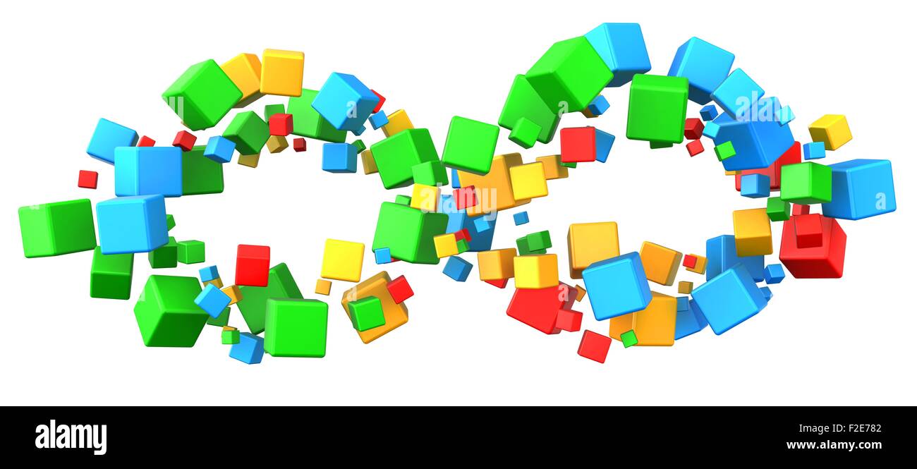 Abstract background infinity Stock Photo - Alamy