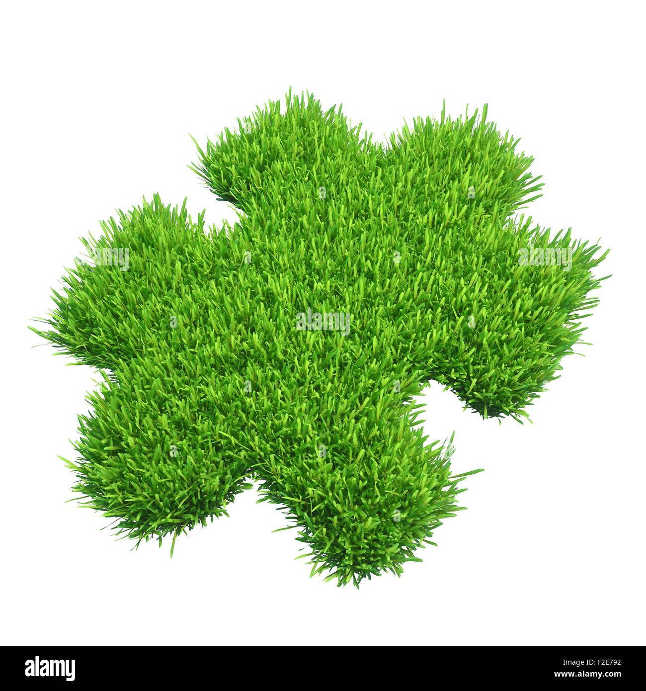 green grass puzzle Stock Photo - Alamy