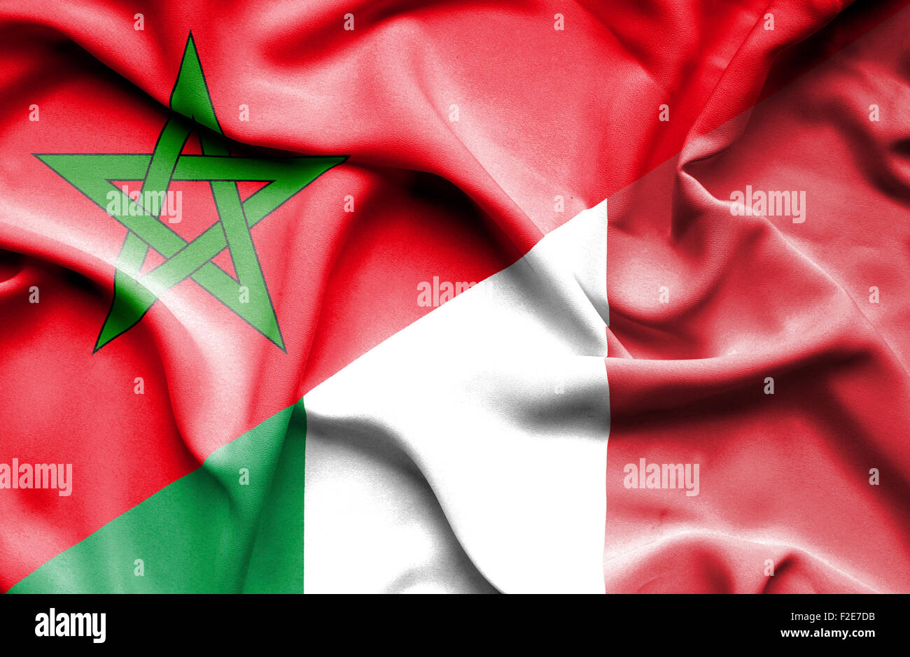 Morocco italy flag hi-res stock photography and images - Alamy