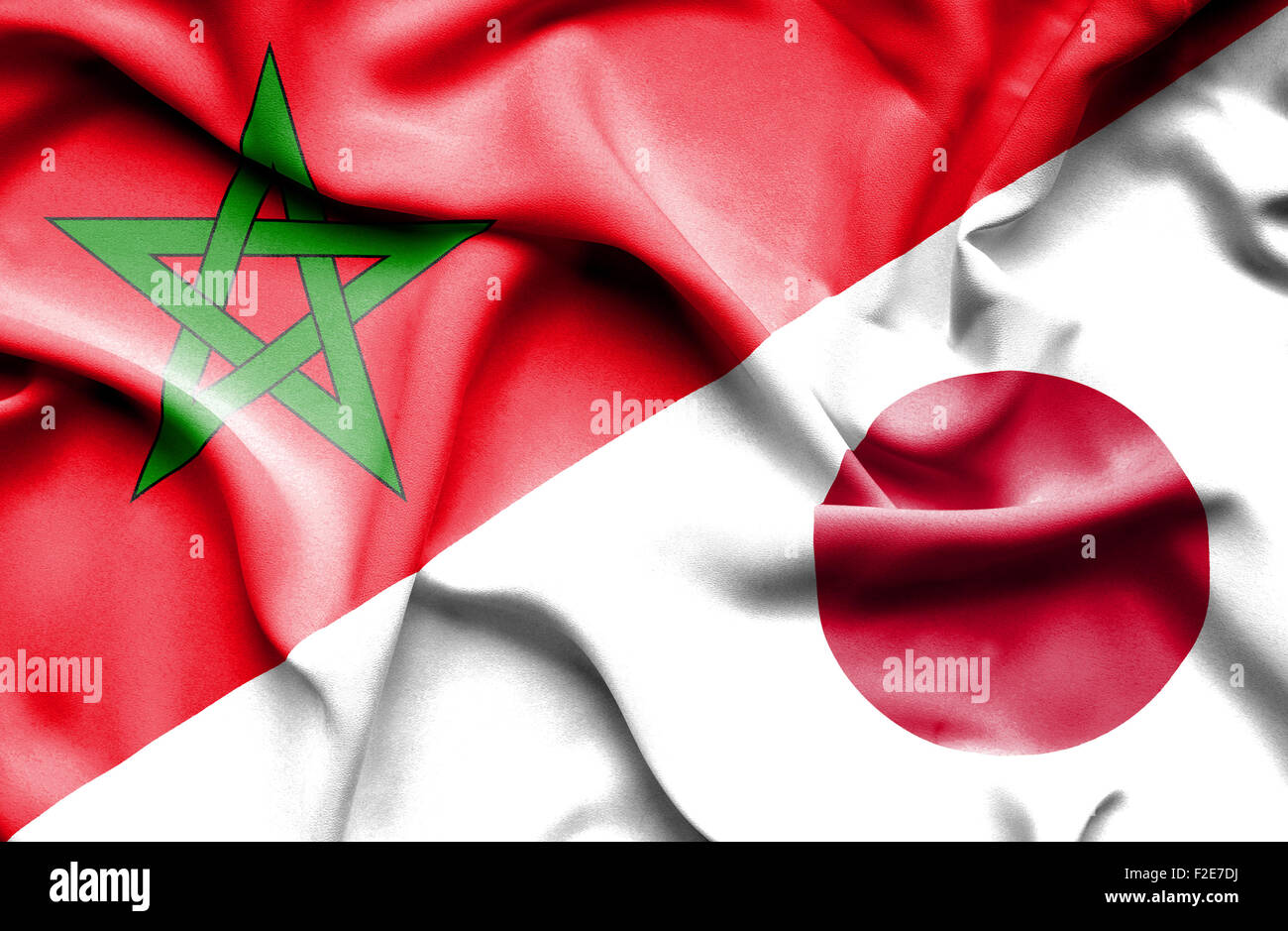 Japan morocco flag hi-res stock photography and images - Alamy