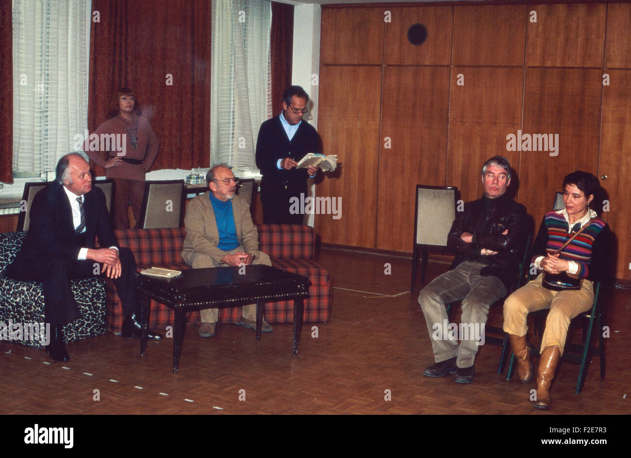 Deutschen Schasupieler Karl Heinz Thomas (links), Beate Hasenau ...