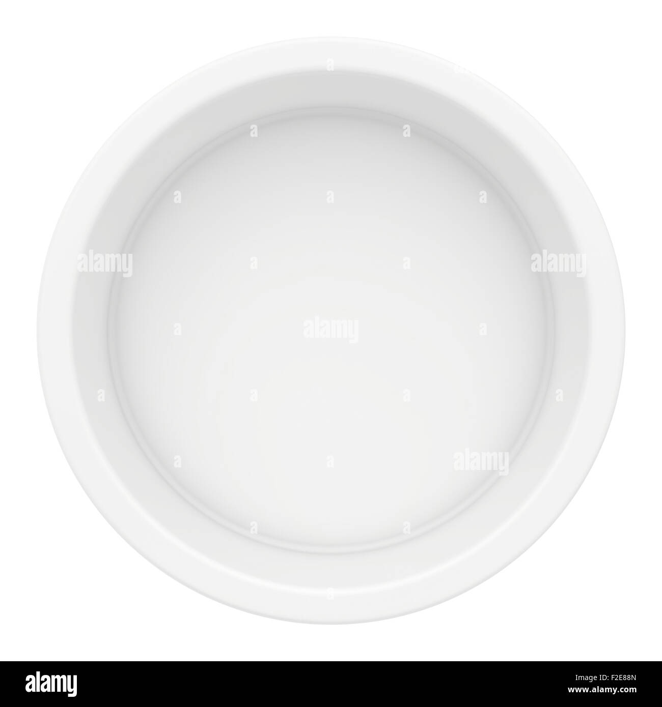 round shelf. 3d render on white background Stock Photo - Alamy