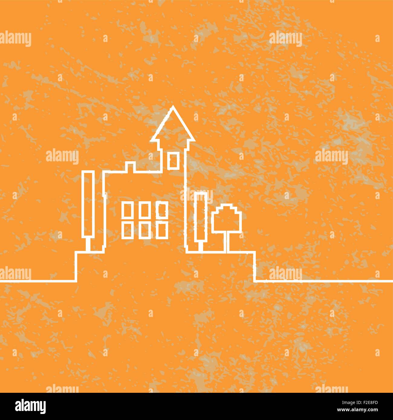 Color flat contours of the urban landscape Stock Vector Image & Art - Alamy