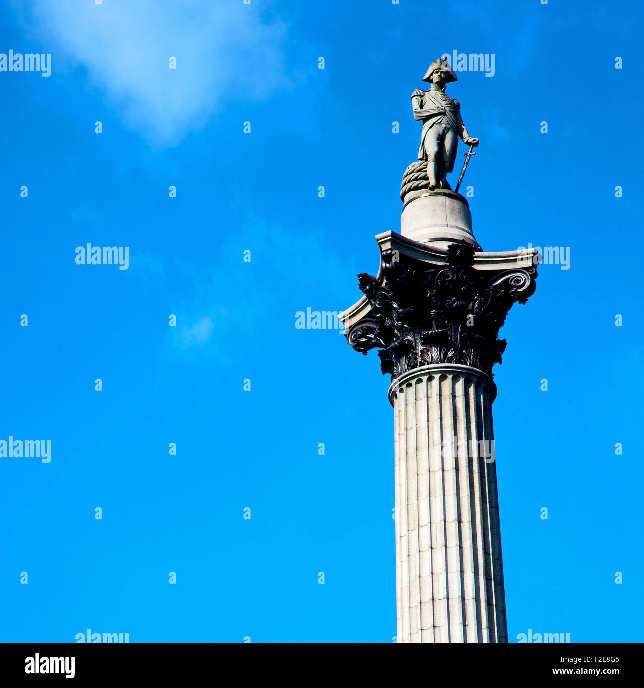 column in london england old architecture and sky Stock Photo - Alamy