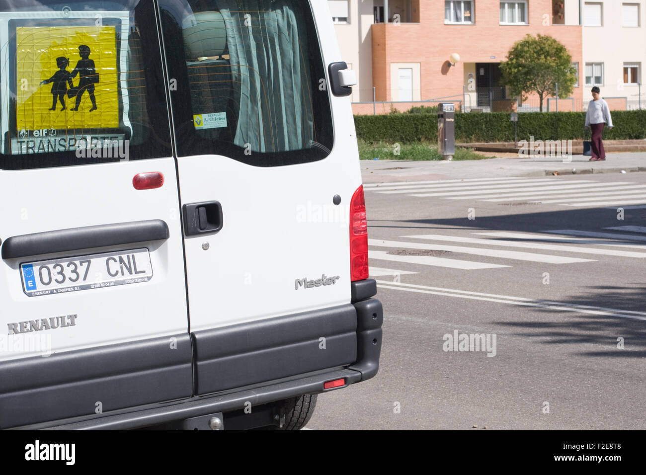 Small school bus Stock Photo - Alamy