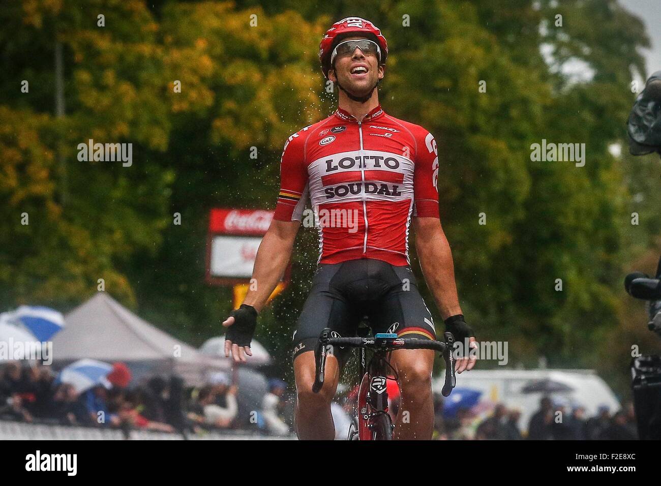 16.09.2015. Beaufays to Namur, Wallonia, Belgium. DEBUSSCHERE Jens (BEL ...